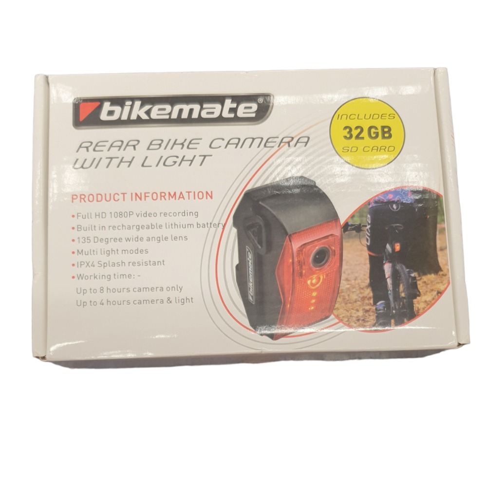 Used bikemate Rear Bike Camera with light - Own4Less